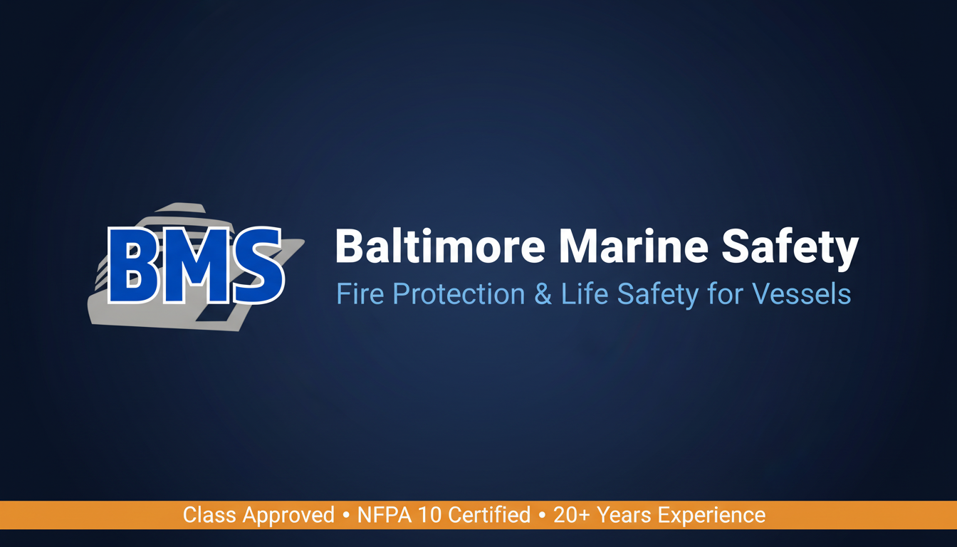 Fire Extinguisher Service - NFPA 10 | Baltimore Marine Safety